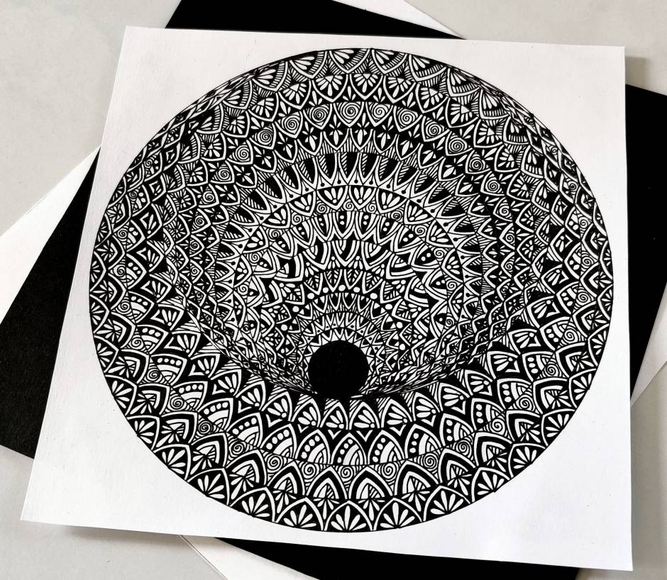 Optical Illusion Mandala