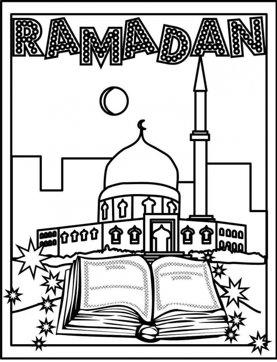 ramadan coloring pages free