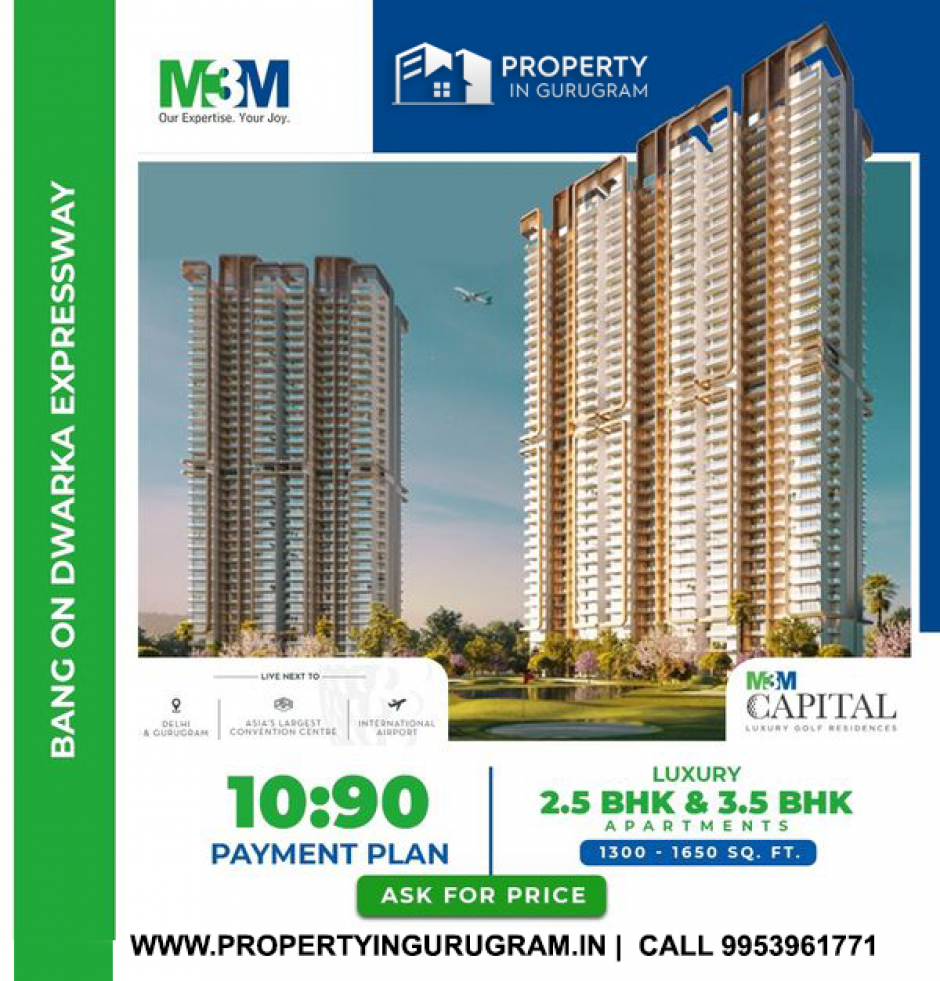 M3M Capital Welcomes you to the Greener Side of Life