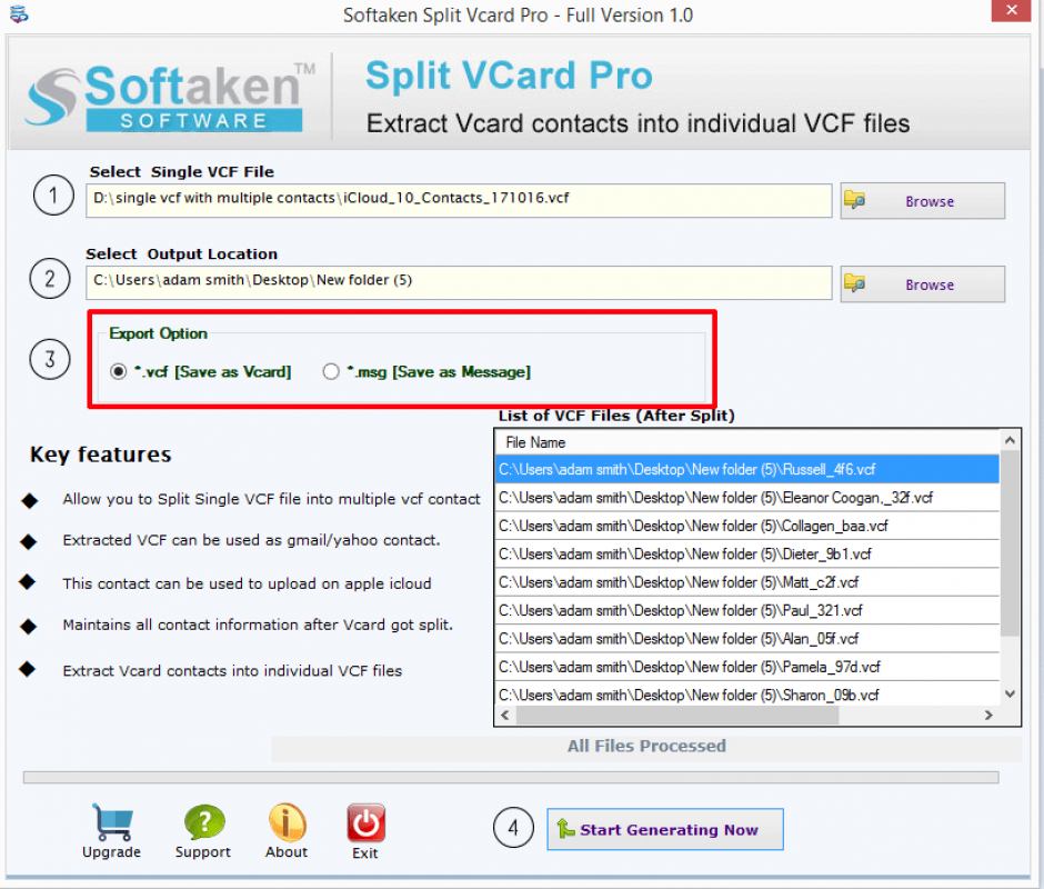 How to Split contacts VCF file into Multiple VCF files? How to Split contacts VCF file into Multiple VCF files?