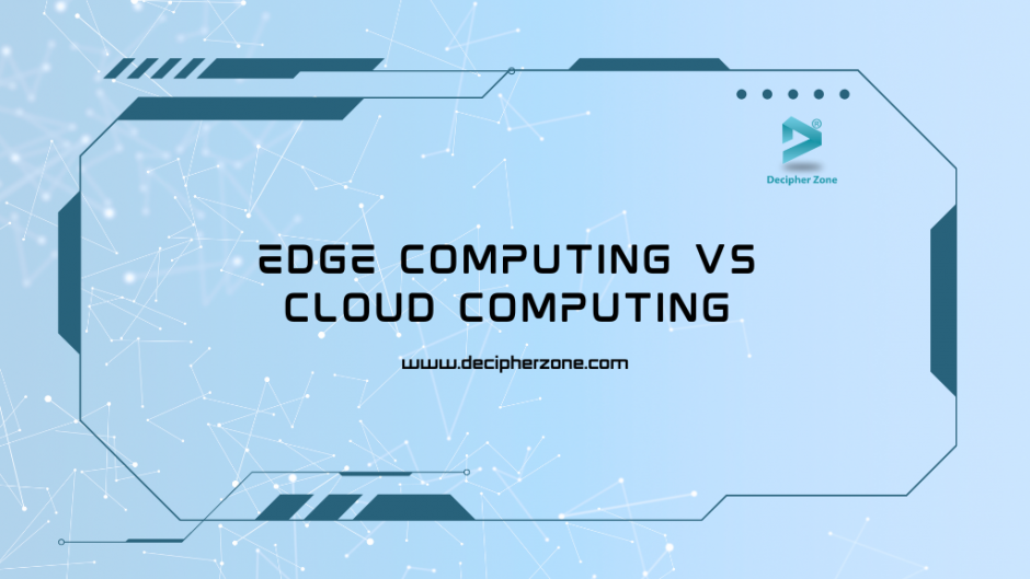 Edge Computing vs Cloud Computing