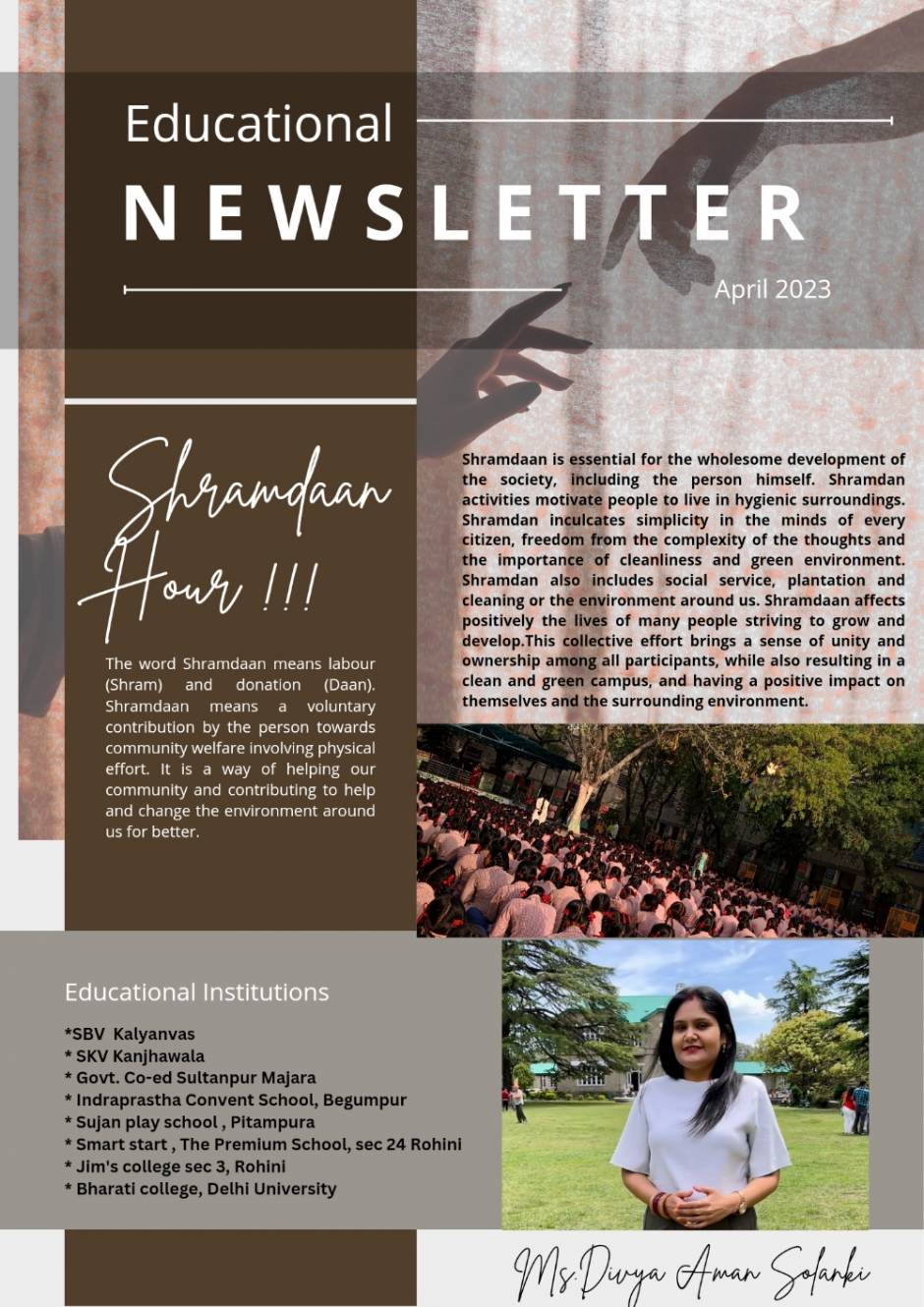 Blend Academia :- By Ms. Divya Aman Solanki, Literati educationalist, India