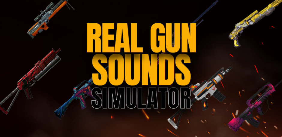 Enjoy the best collections of real gun sound simulator App