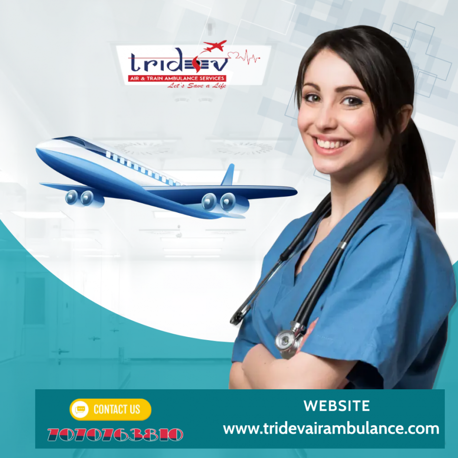 The Loyal Tridev Air Ambulance Service from Patna to Delhi