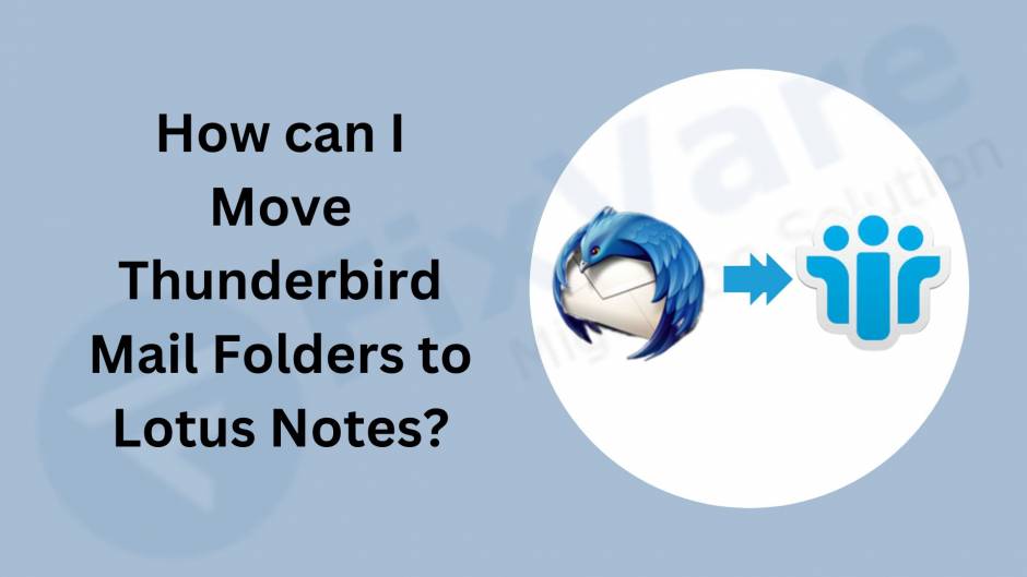How can I Move Thunderbird Mail Folders to Lotus Notes?