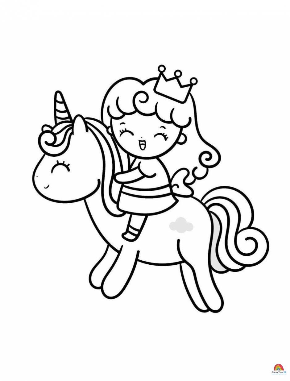 Easy Princess Coloring Pages for Kids: Perfect for Kids