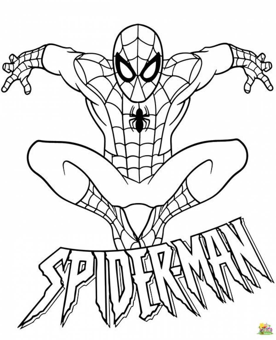 Free Printable Spiderman Coloring Sheets For Kids