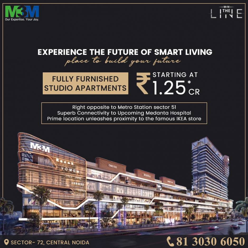 M3M The Line Retail Shops & Food Court