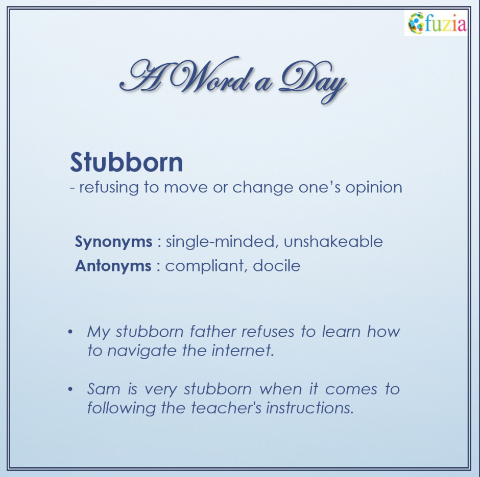 A Word a Day - Fuzia