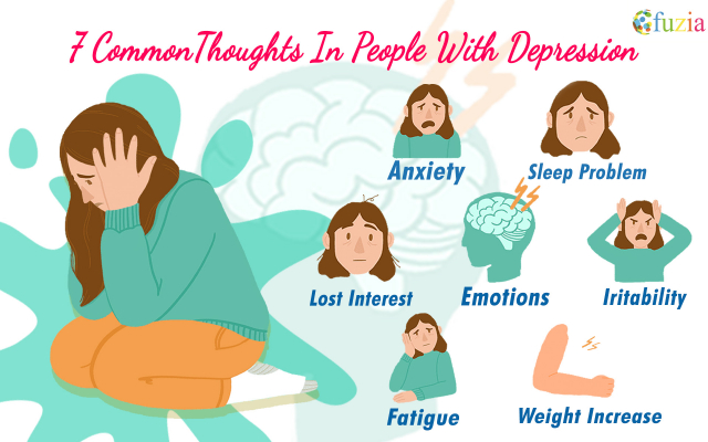 7 Common Thoughts in People with Depression - Fuzia