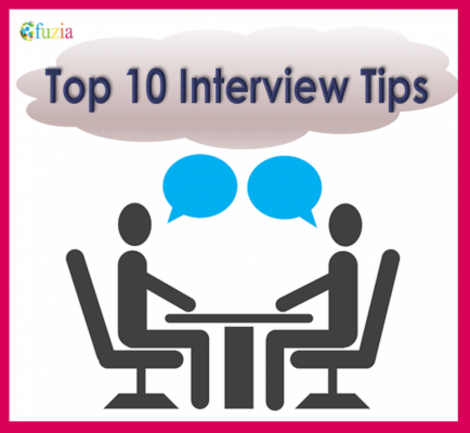 Top 10 Interview Tips - Fuzia