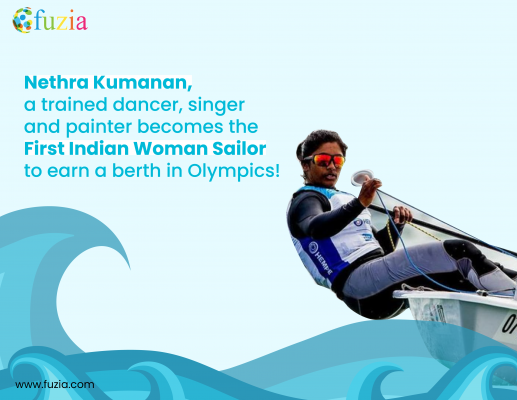 Nethra Kumanan becomes the First Indian Woman Sailor to earn a berth in ...