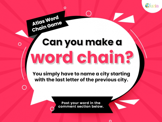 The Ultimate Atlas Word Chain Game - Fuzia