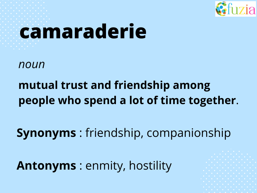 Camaraderie Definition