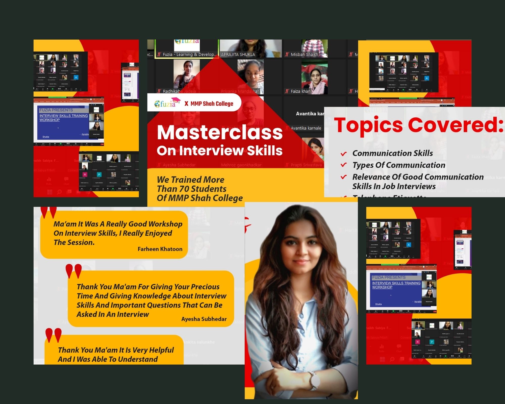 Glimpses From Our Masterclass On Interview Skills - Fuzia