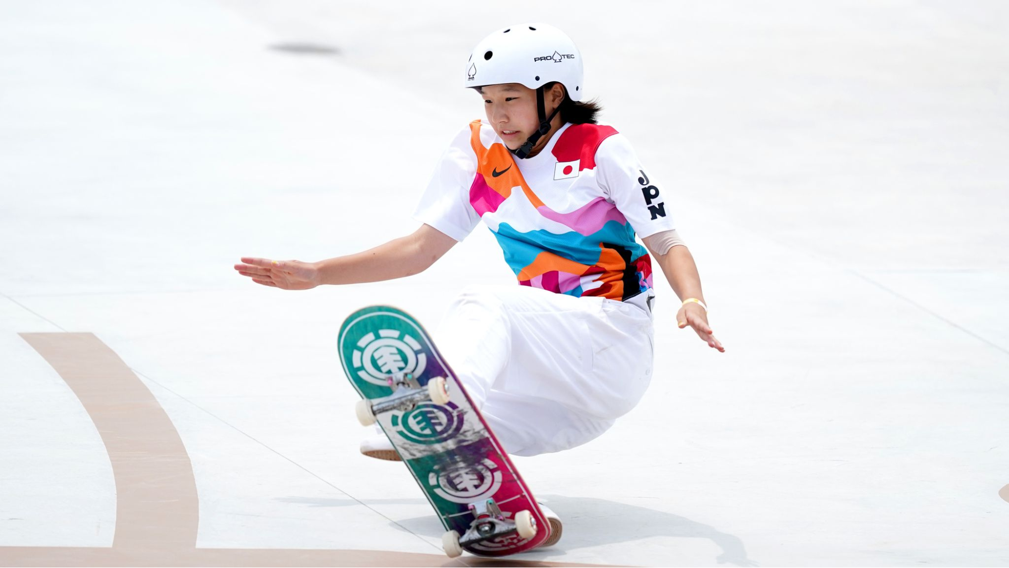 Japan's Momiji Nishiya, 13, becomes one of the youngest Olympic ...